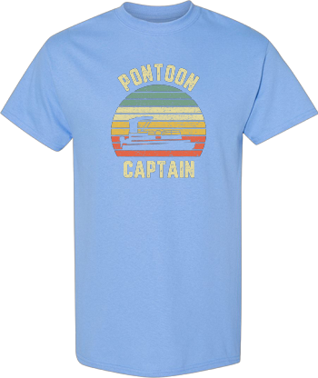 Pontoon Captain 9 in Pontoon Shirts | BoatDecals.com